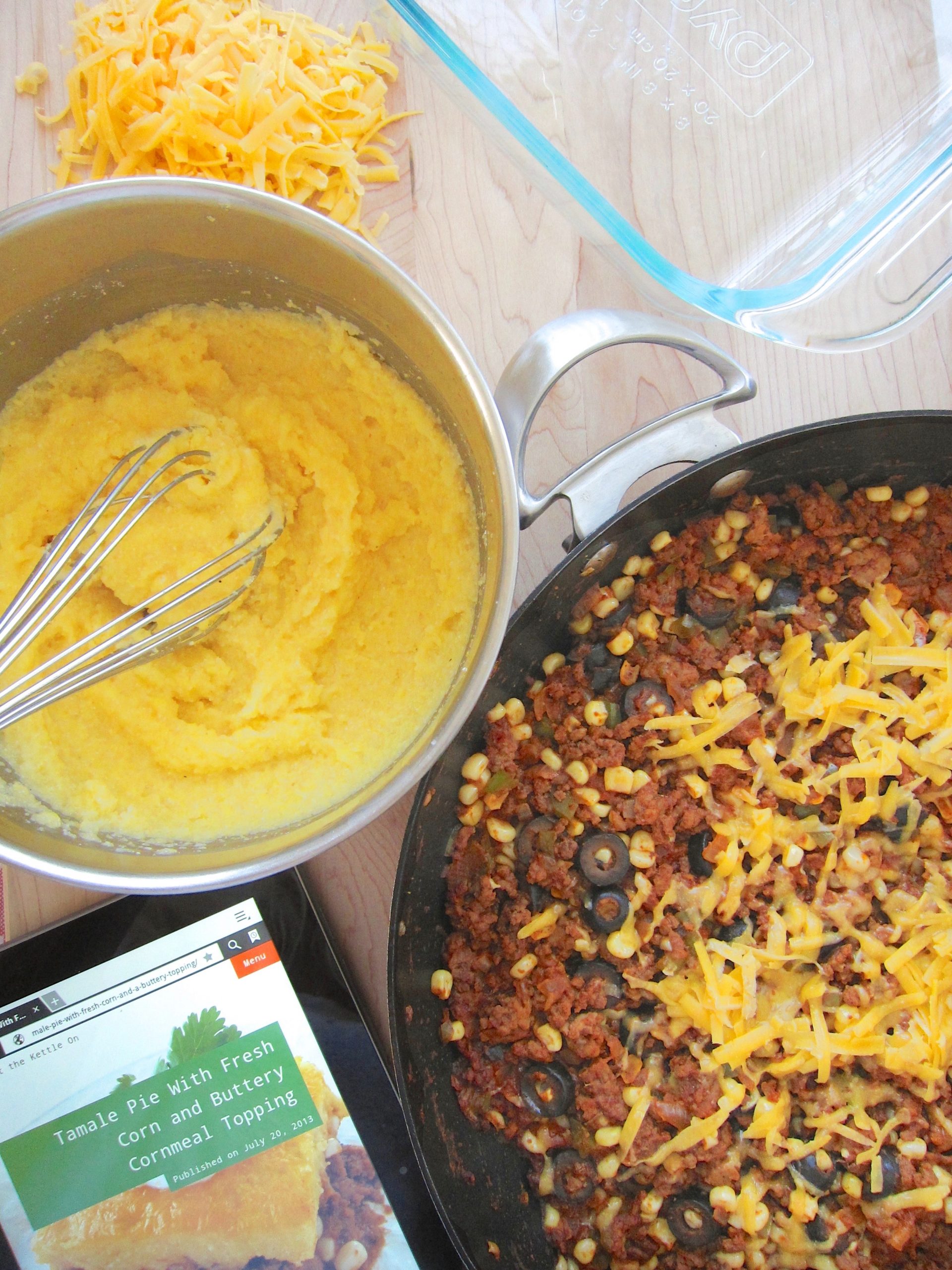 Tamale Pie With Fresh Corn and Buttery Cornmeal Topping – Dolly’s Kettle
